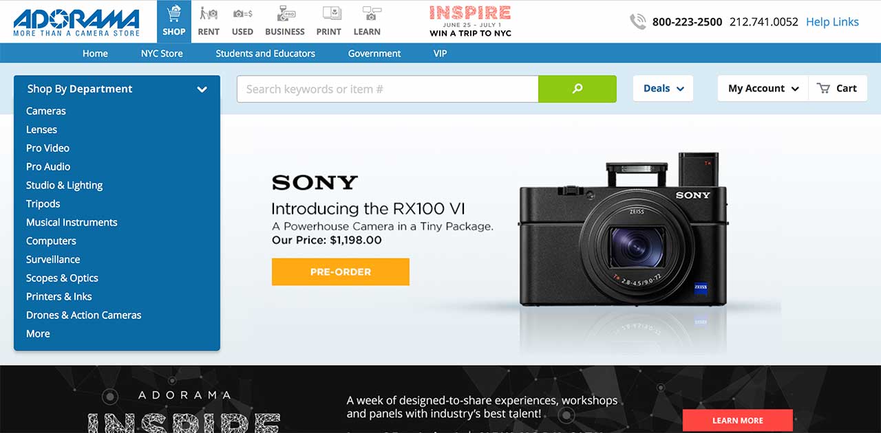 海外通販で安くカメラ機材（ガジェット）を購入する方法！オススメは「Adorama Camera」！